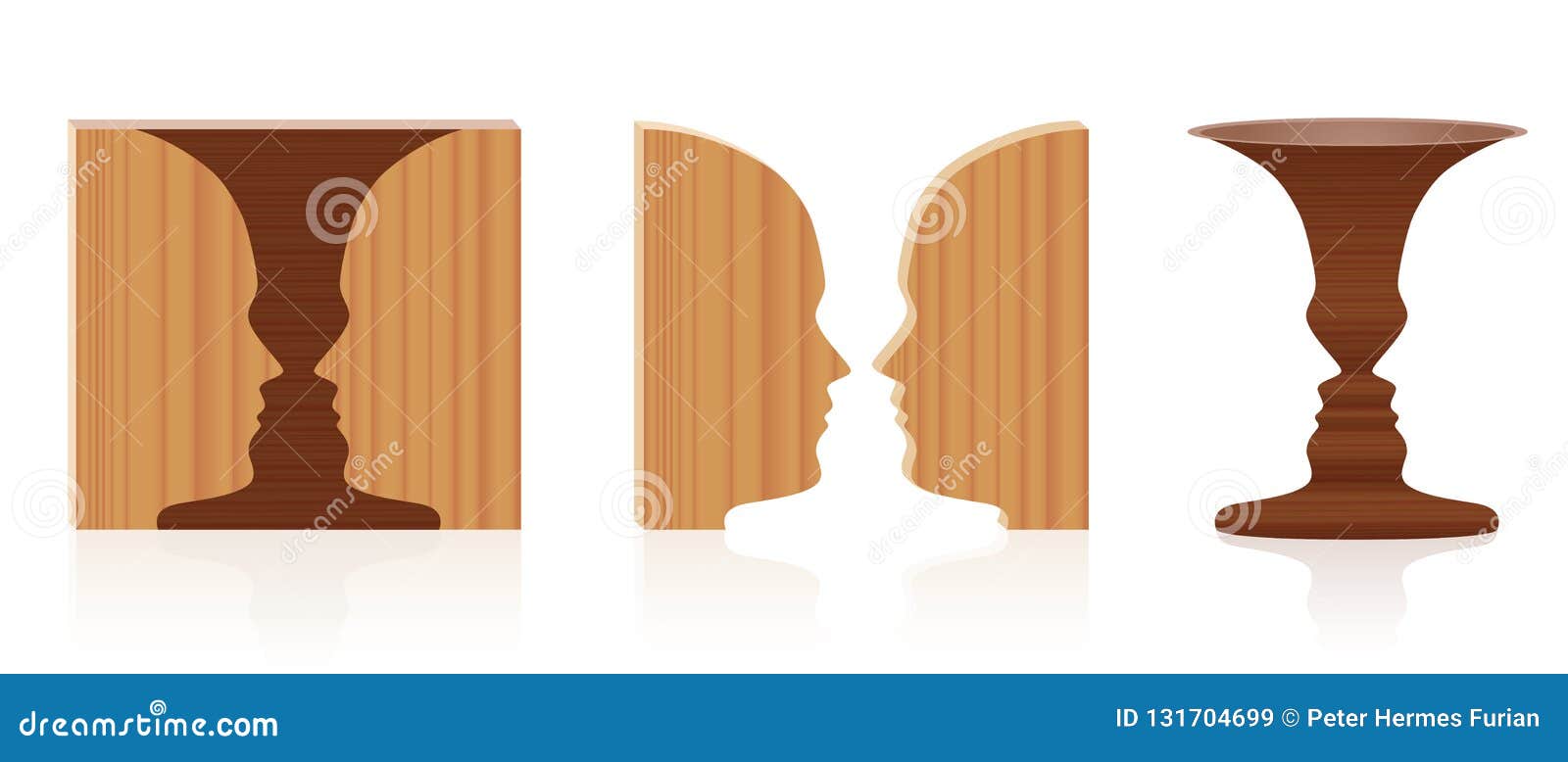 Figure-ground Perception. Face And Vase. Identifying A Figure From The ... Figure-ground Perception. Face And Vase. Identifying A Figure From The ...