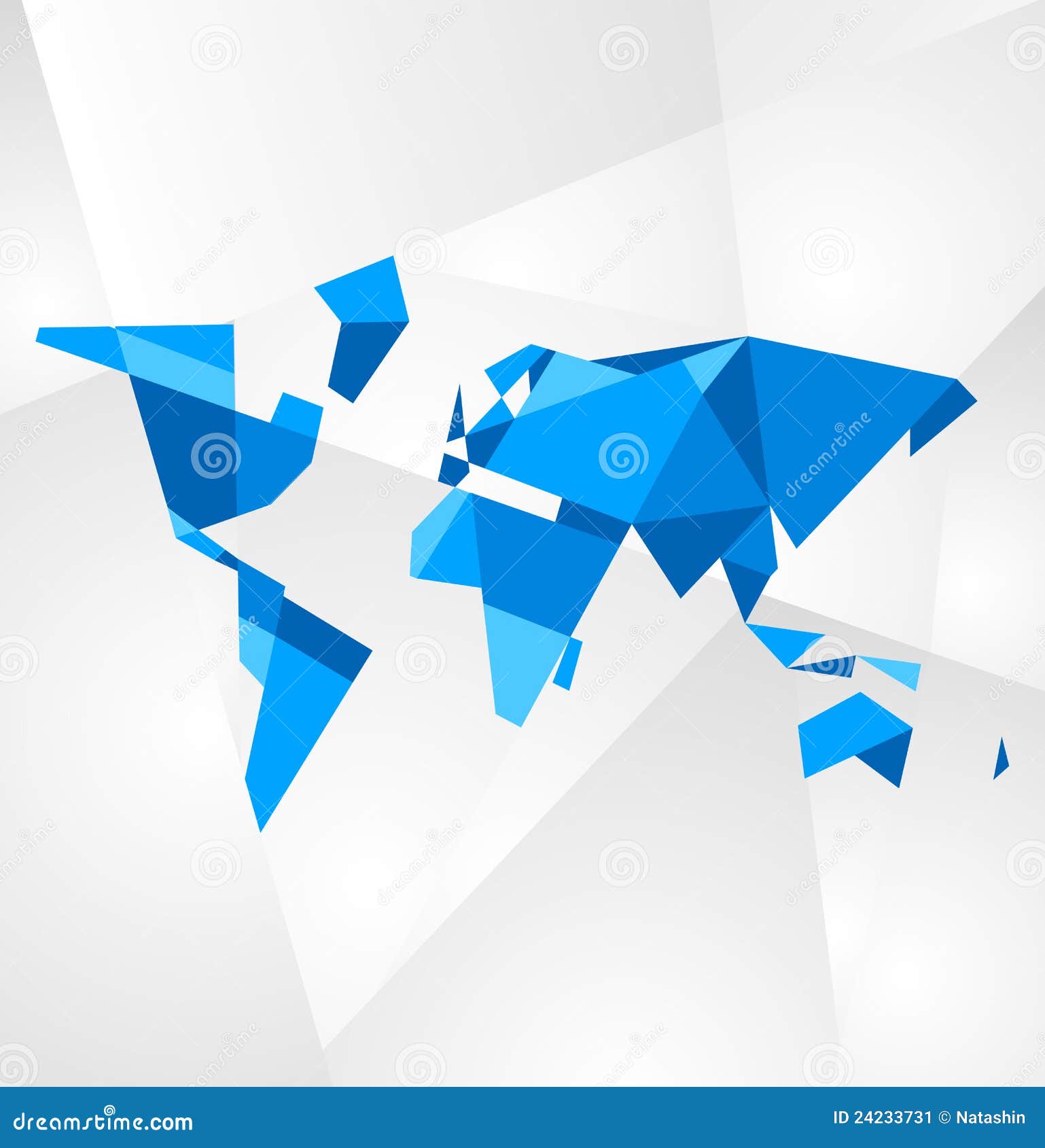 Facet world map stock illustration. Illustration of america - 24233731