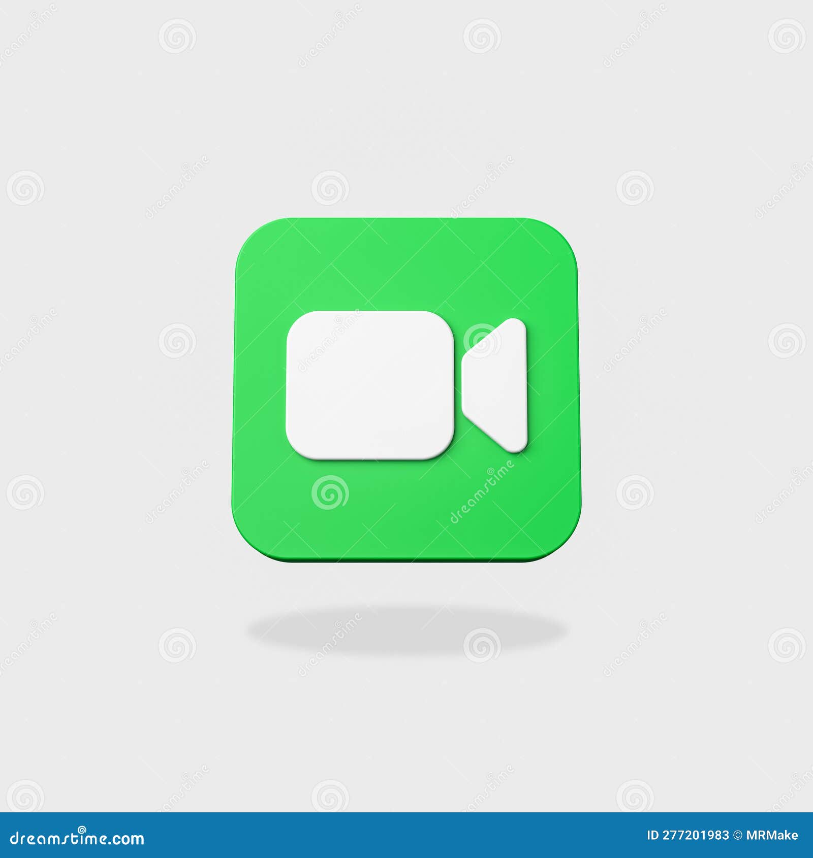 Facetime App Icon on Flat Gray Background Editorial Stock Photo ...