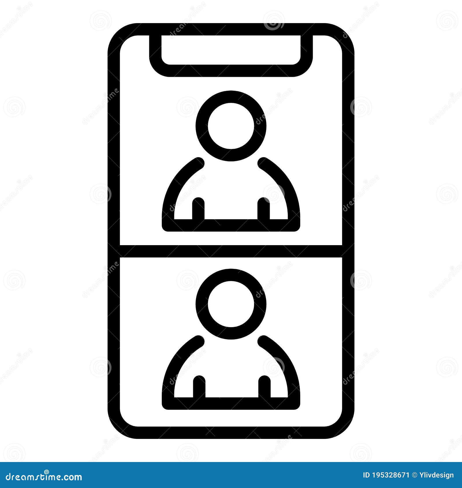 Facetime Icon On White Background. Simple Element Illustration From UI ...