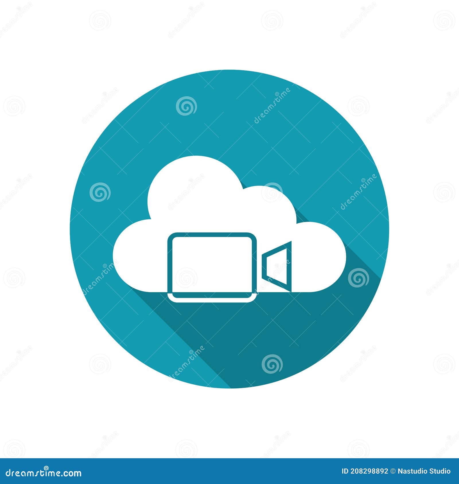 Facetime Icon On White Background. Simple Element Illustration From UI ...