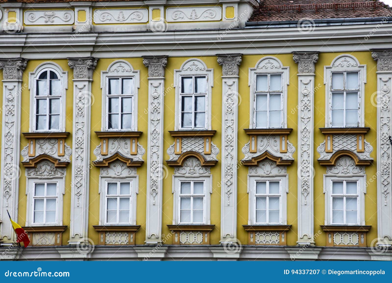 Fachada Barroca Del Palacio En Union Square Imagen de archivo - Imagen ...