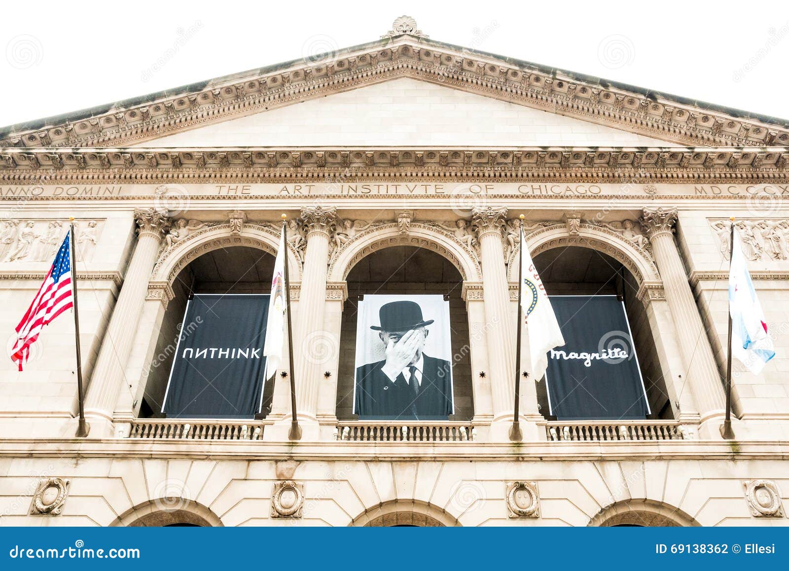 Fachada De Art Institute De Chicago, Los E.E.U.U. Fotografía editorial ...