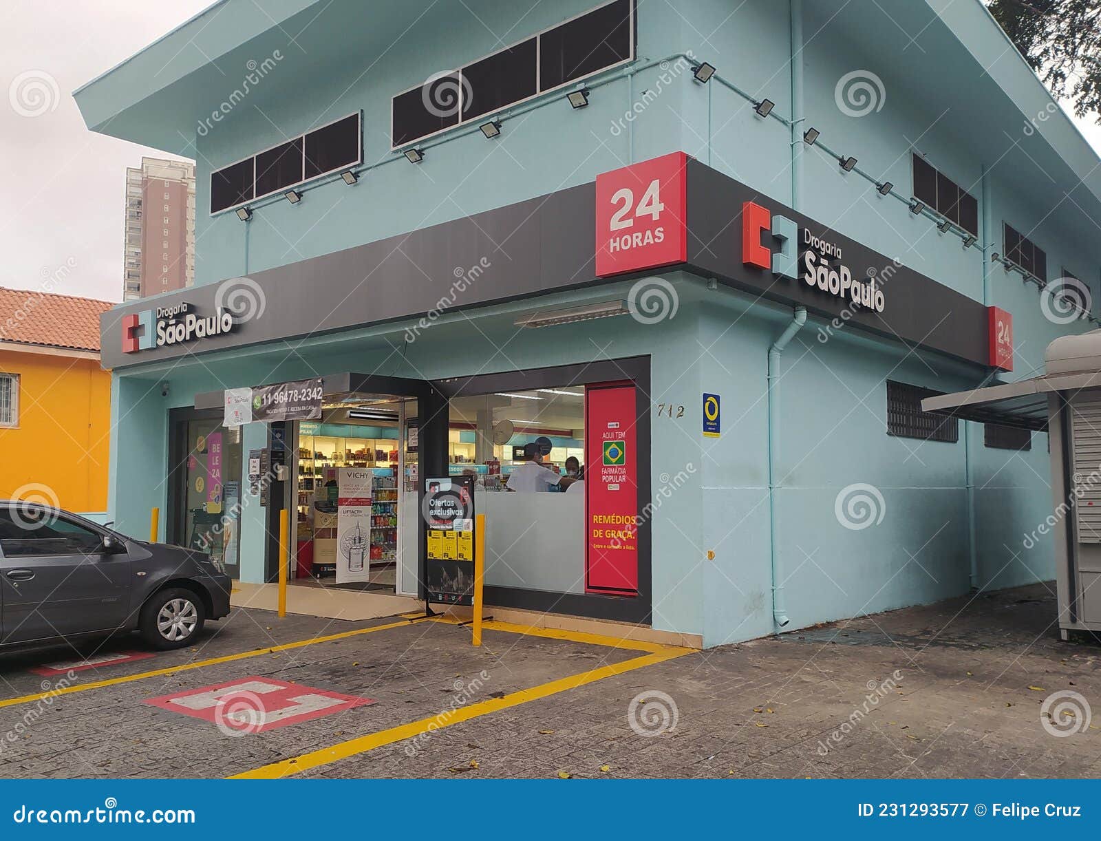 Fachada De Drogaria Sao Paulo Drugstore Fotografía editorial - Imagen ...