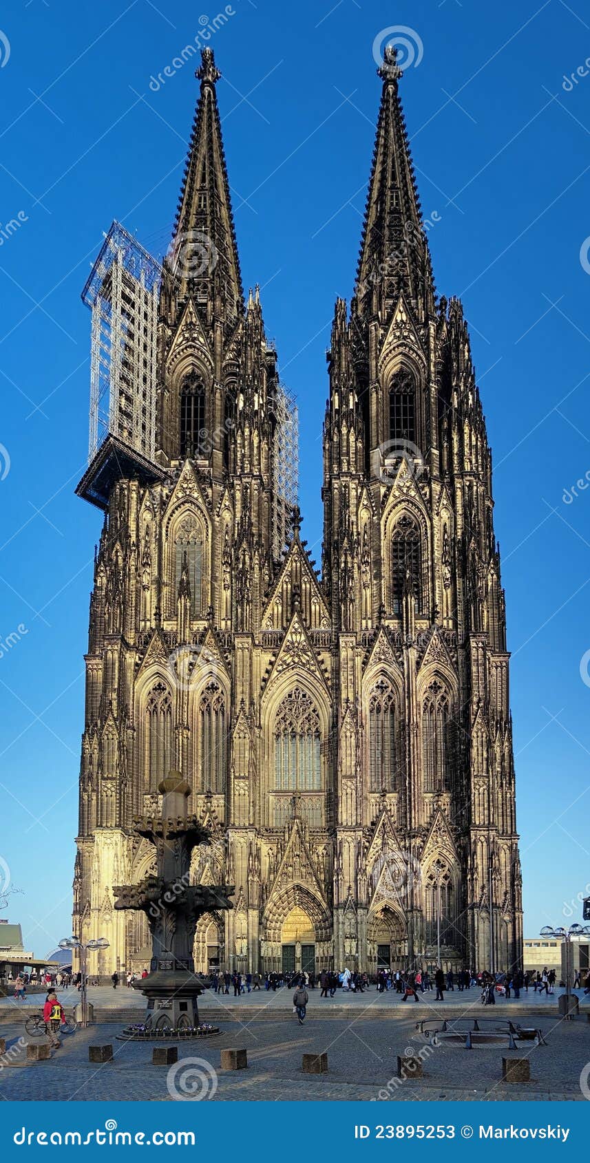 Fachada De La Catedral De Colonia, Alemania Foto de archivo editorial ...