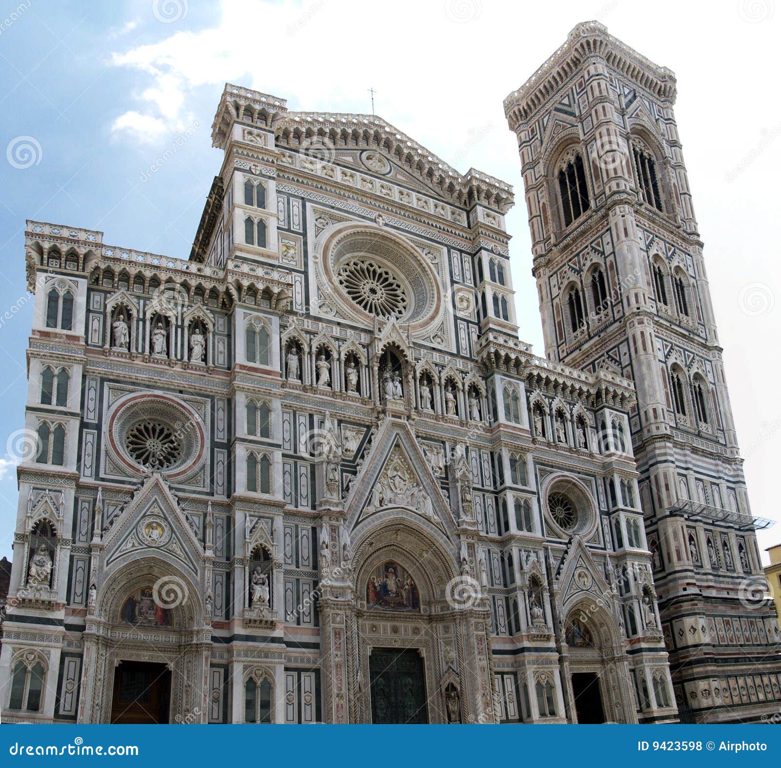 Fachada De La Catedral De Florencia, Italia Foto de archivo - Imagen de ...
