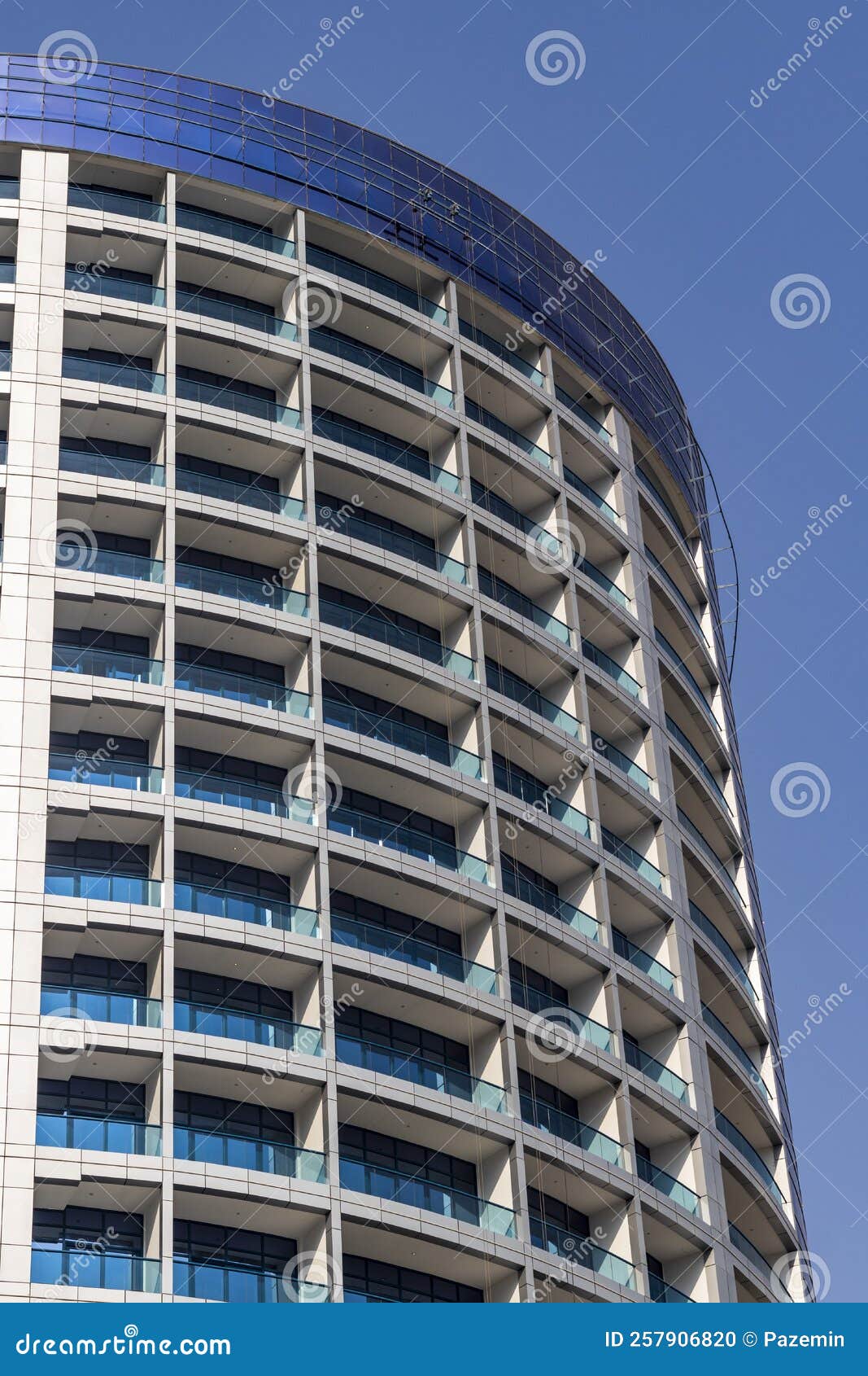 Fachada De Un Edificio Moderno Foto de archivo - Imagen de futurista, realeza: 257906820