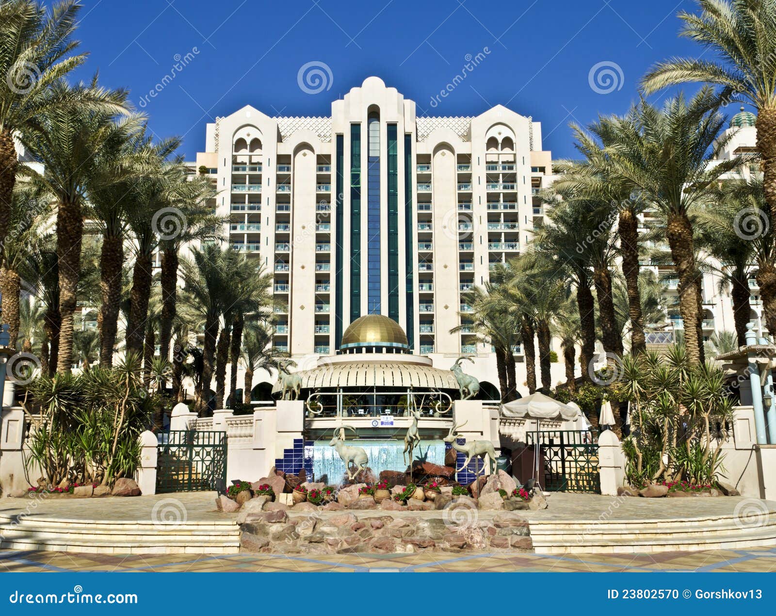 Fachada del hotel de lujo imagen editorial. Imagen de compras - 23802570