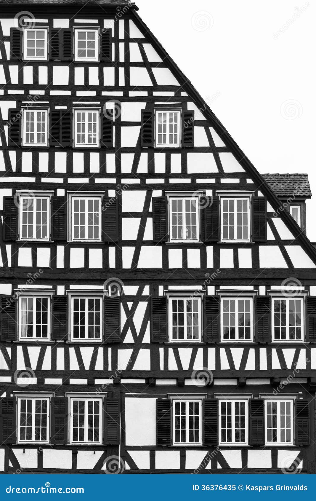 Fachwerk Architecture Style Stock Image - Image of bavaria, facade ...