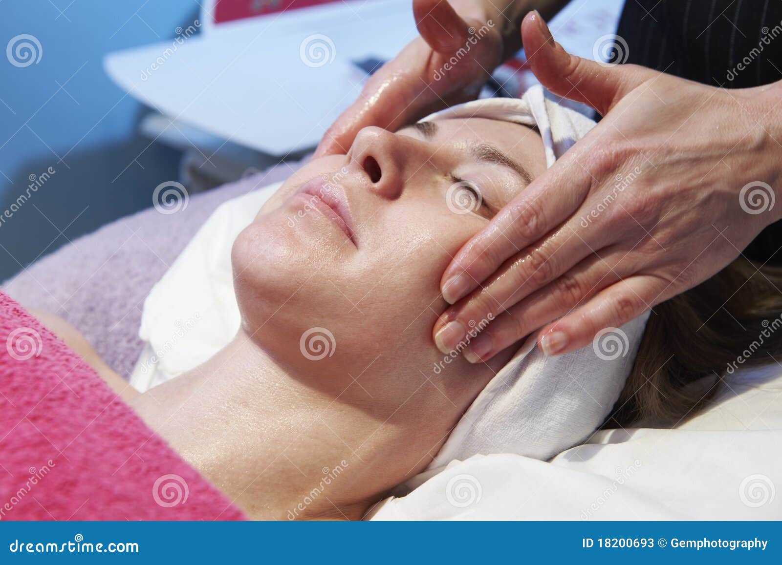 Facial stock image. Image of person, human, pampering - 18200693