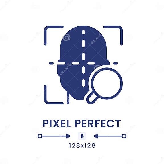 Facial Coding Black Solid Desktop Icon Stock Vector - Illustration of ...