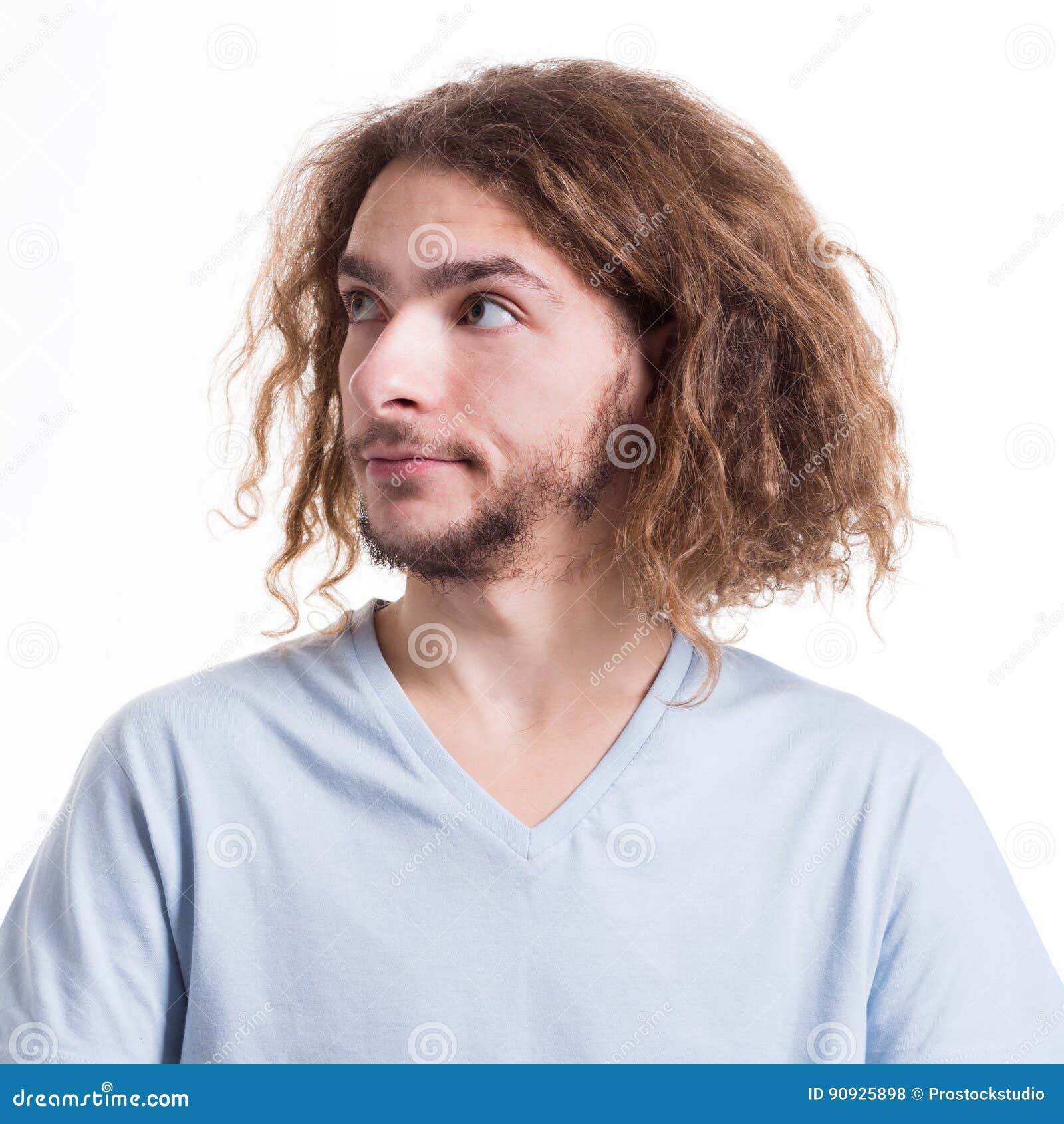 Facial Expression, Doubtful Man Grimacing, Cutout Stock Photo - Image ...