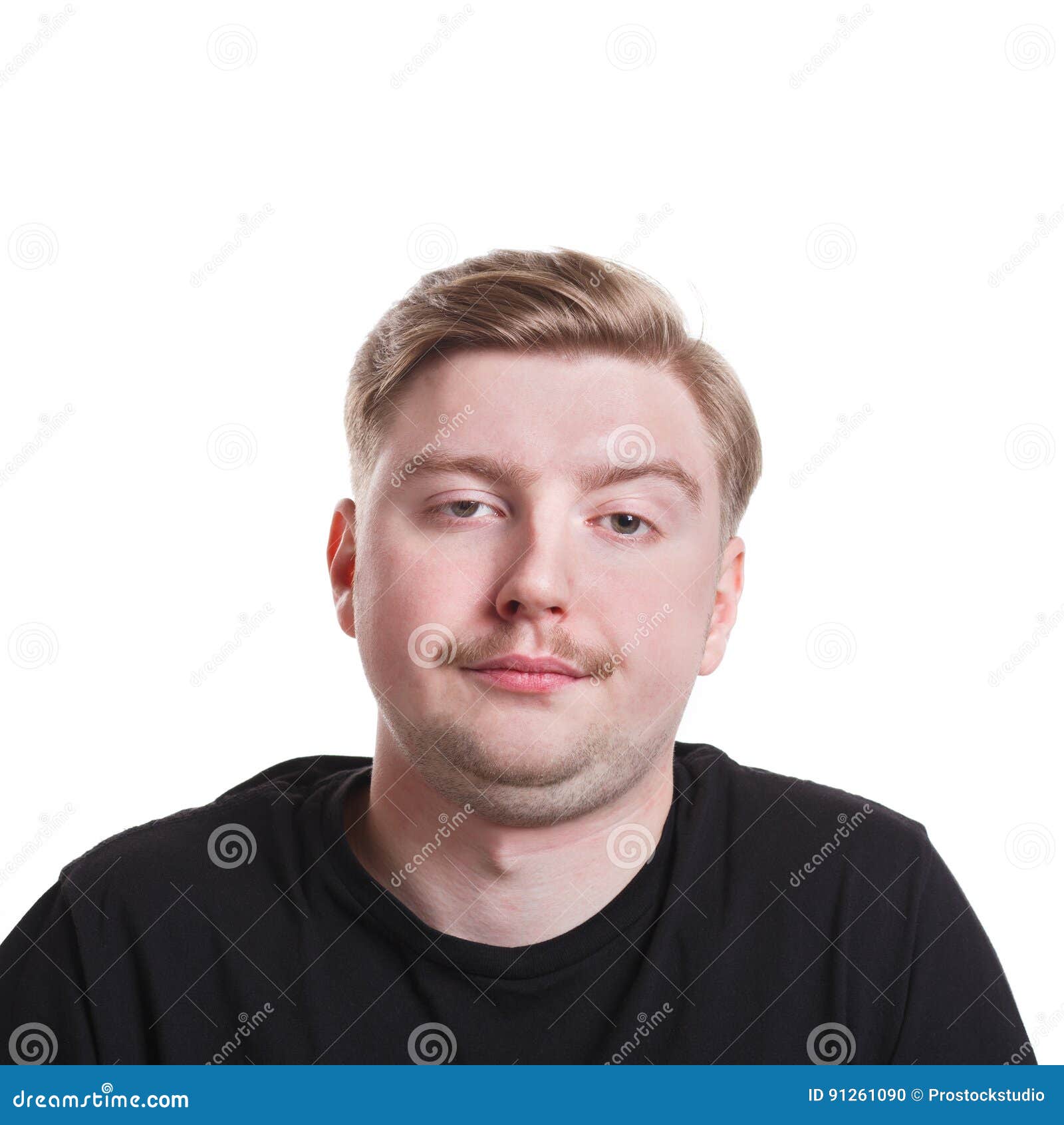 Facial Expression, Doubtful Man Grimacing, Cutout Stock Photo - Image ...