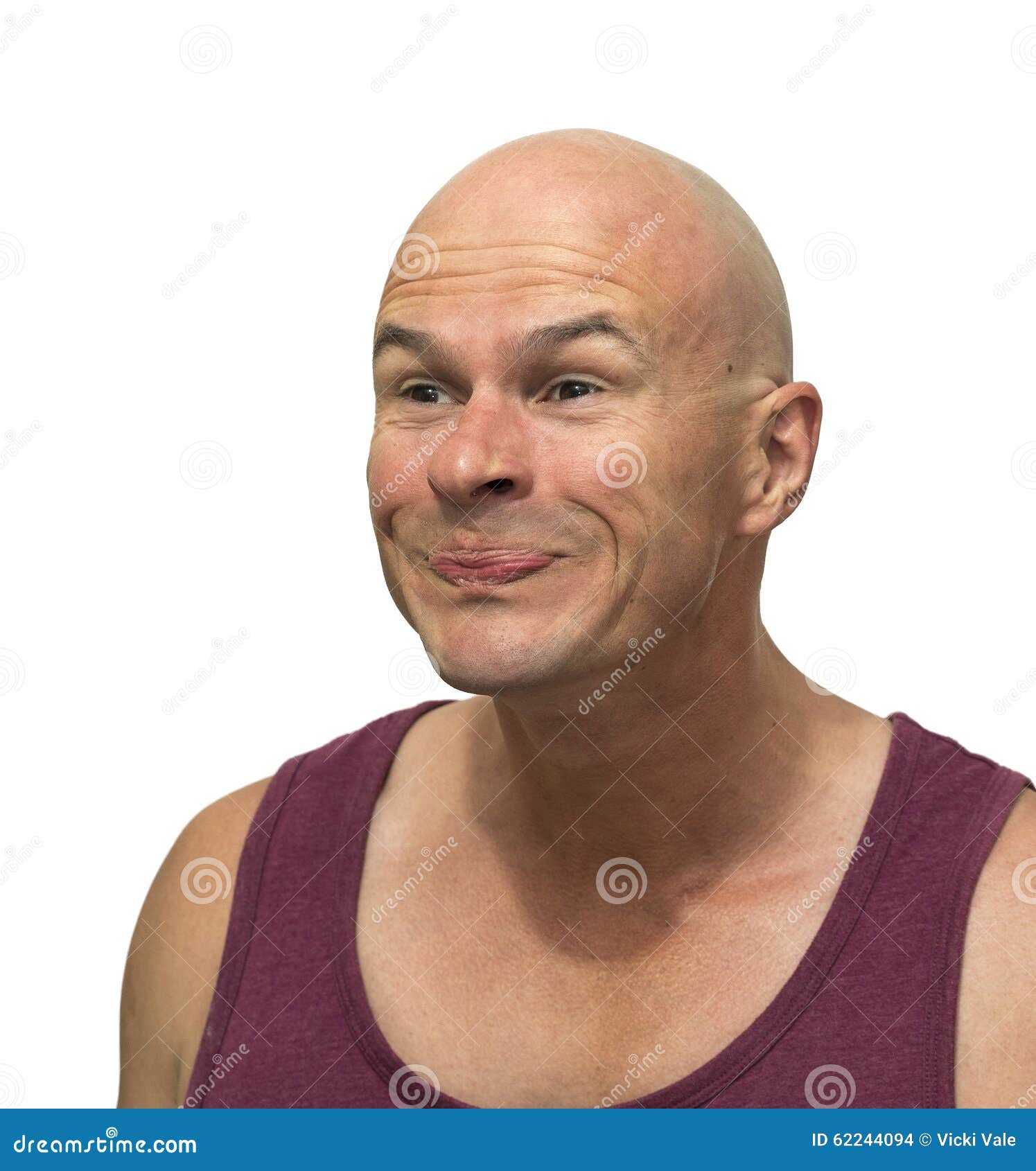 Silly Expression on Young Man Stock Photo - Image of happy, face: 62244094