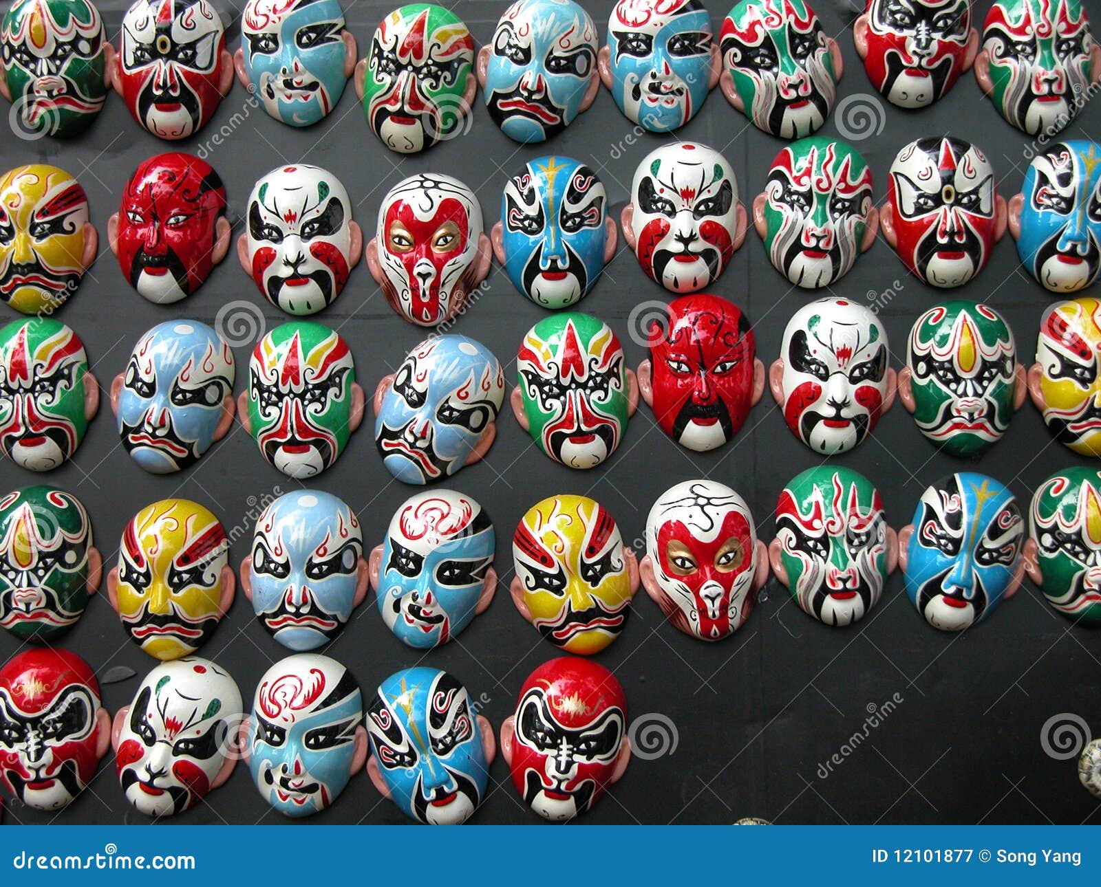 Facial Makeup of Beijing Opera Stock Image - Image of facial, asia ...
