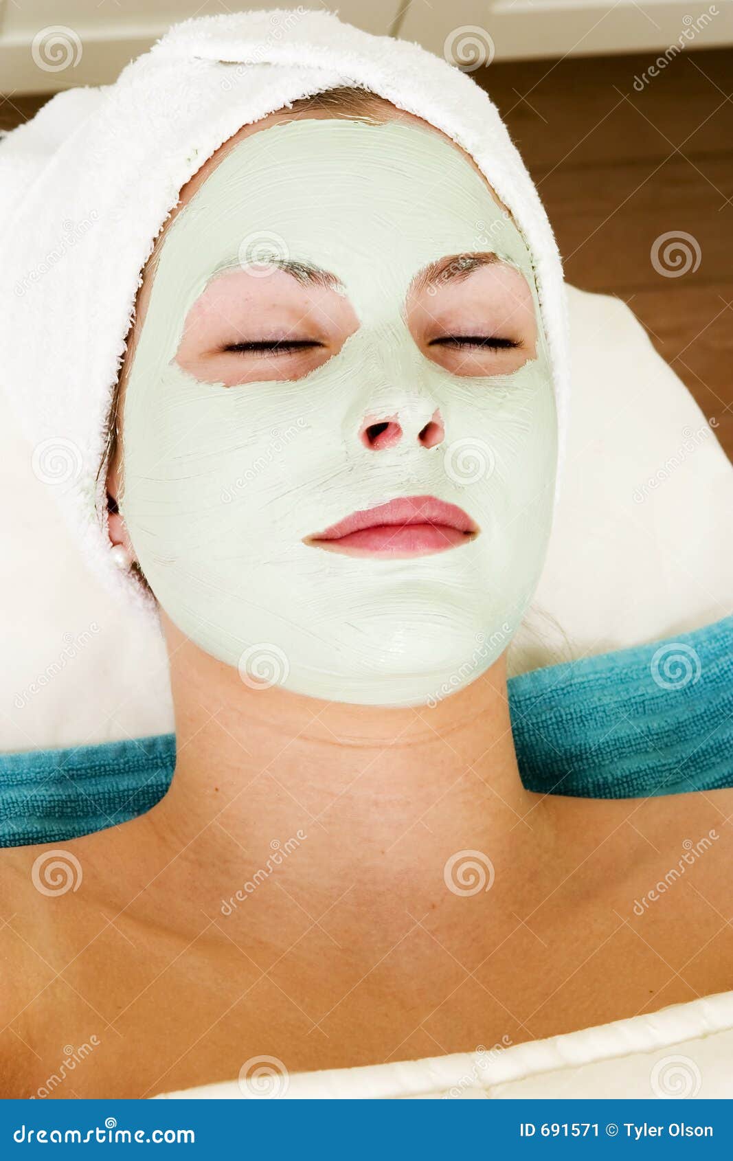 Facial Mask Relaxation stock image. Image of fashion, luxury - 691571