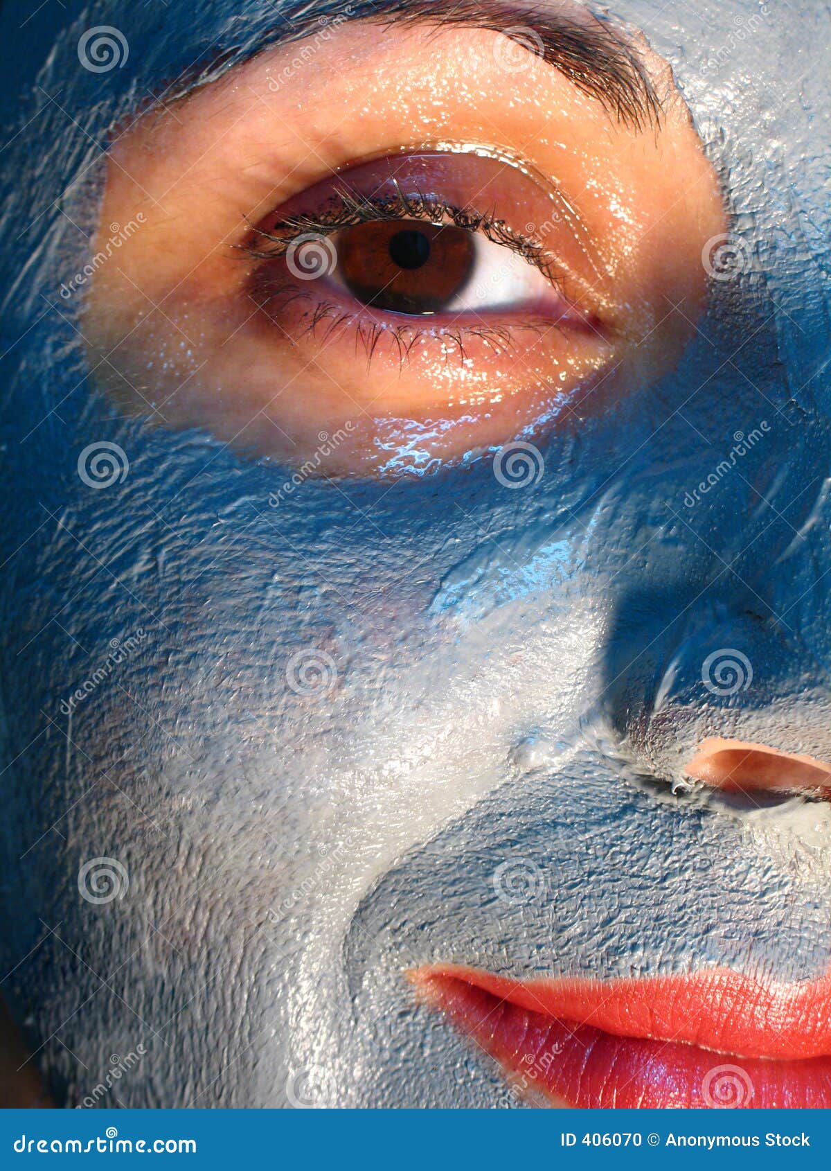 Facial Mask Smile stock photo. Image of beauty, mask, health - 406070