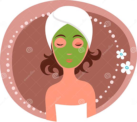 Facial Massage Stock Vector Illustration Of Beautician 14007025