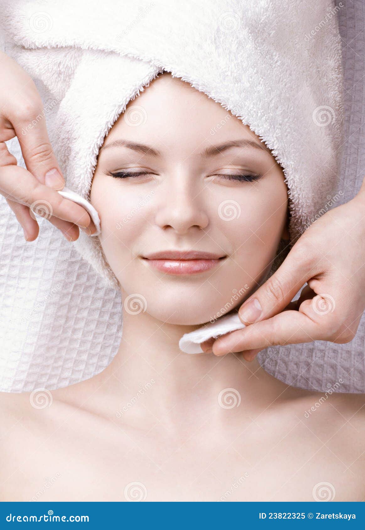 Facial massage stock image. Image of close, happiness - 23822325