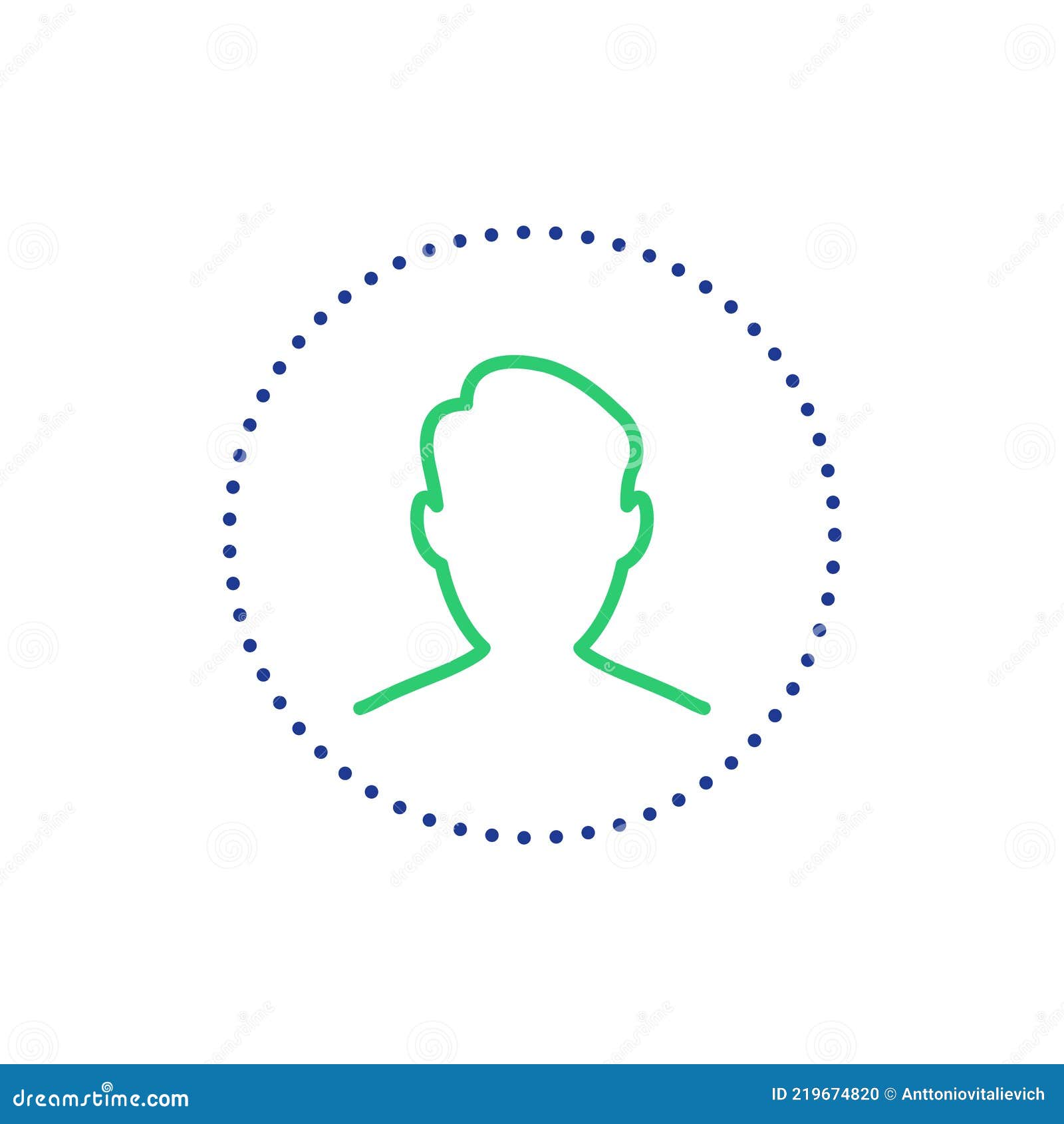 Facial Recognition Icon. Search and Identification of Face. Biometric ...