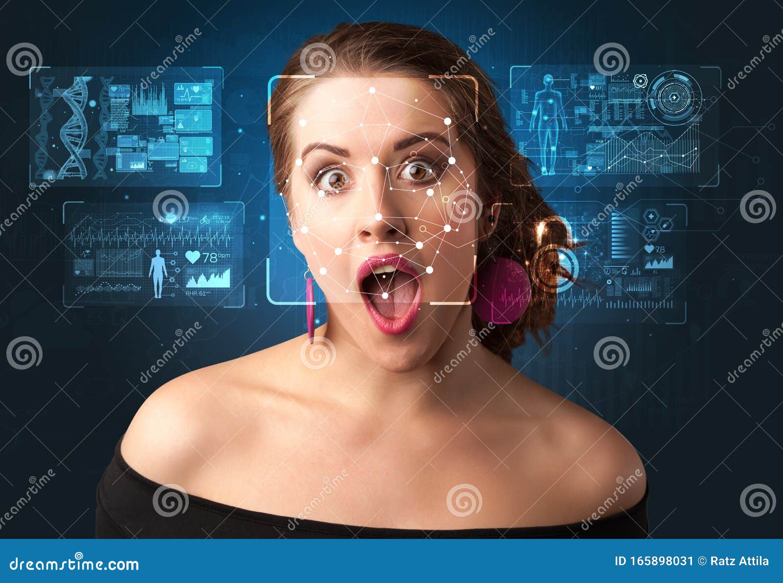 Facial Recognition System Concept Stock Image - Image of information ... Facial Recognition System Concept Stock Image - Image of information ...
