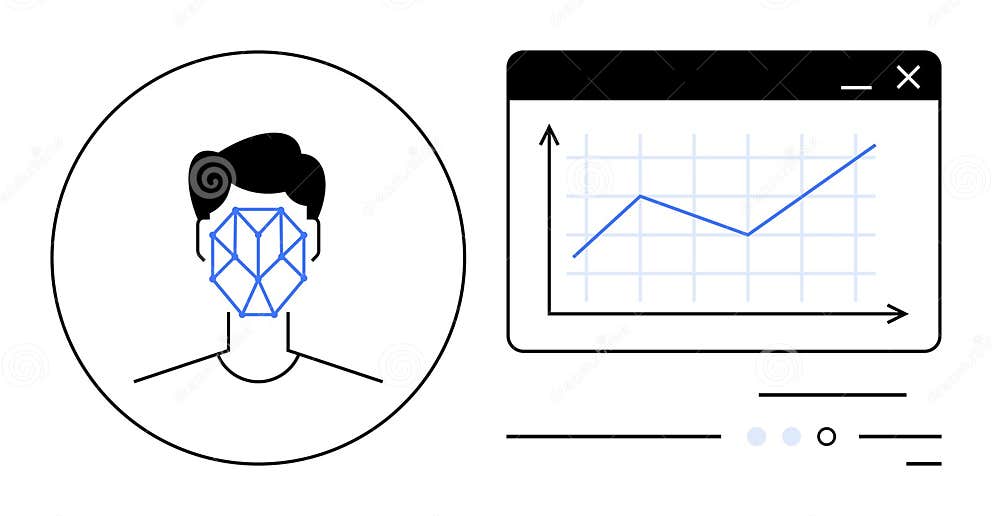 Facial Recognition Technology Analyzing Data with Graphical ...