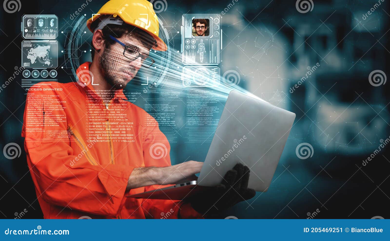 Facial Recognition Technology for Industry Worker To Access Machine ...