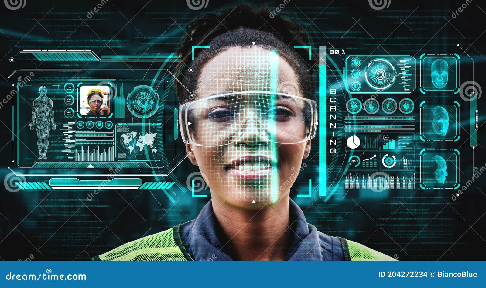 Facial Recognition Technology for Industry Worker To Access Machine ...