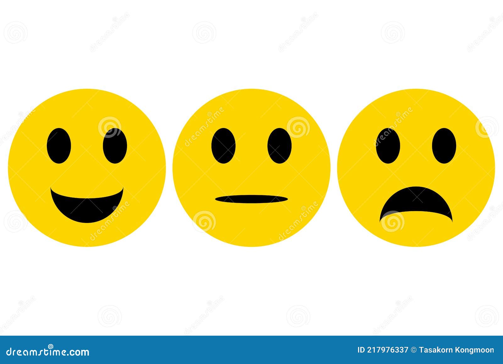 Facial Satisfied Expression Icon Isolated on White Stock Vector ...
