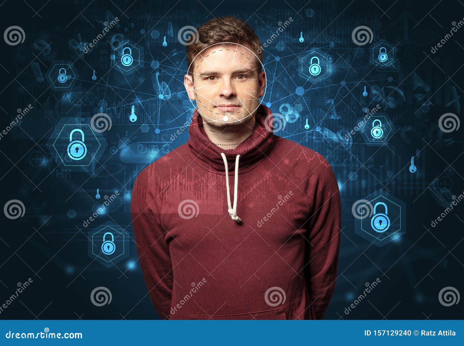 Facial Security Recognition Concept Stock Photo - Image of face ... Facial Security Recognition Concept Stock Photo - Image of face ...