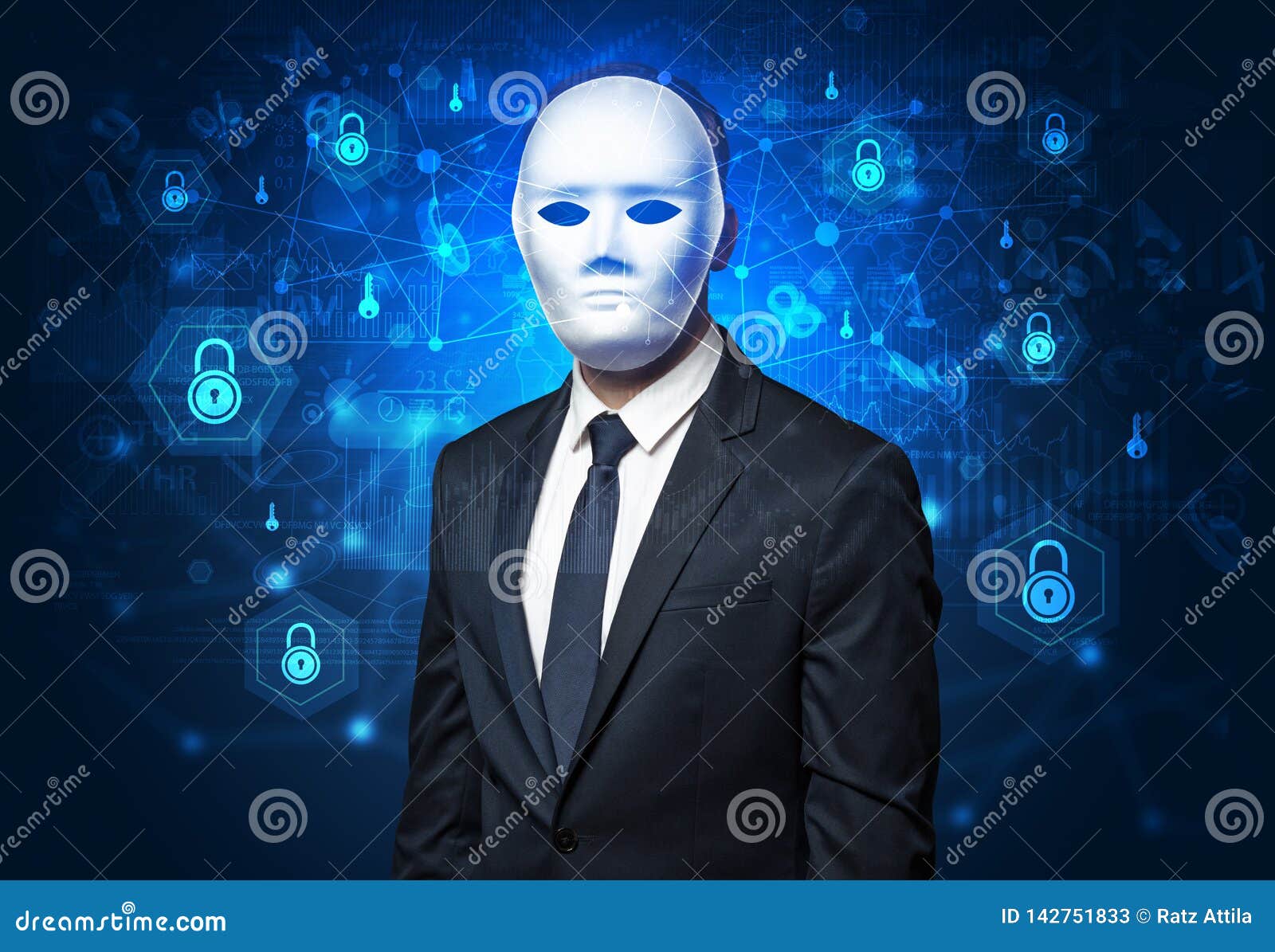 Facial Security Recognition Concept Stock Image - Image of identify ...