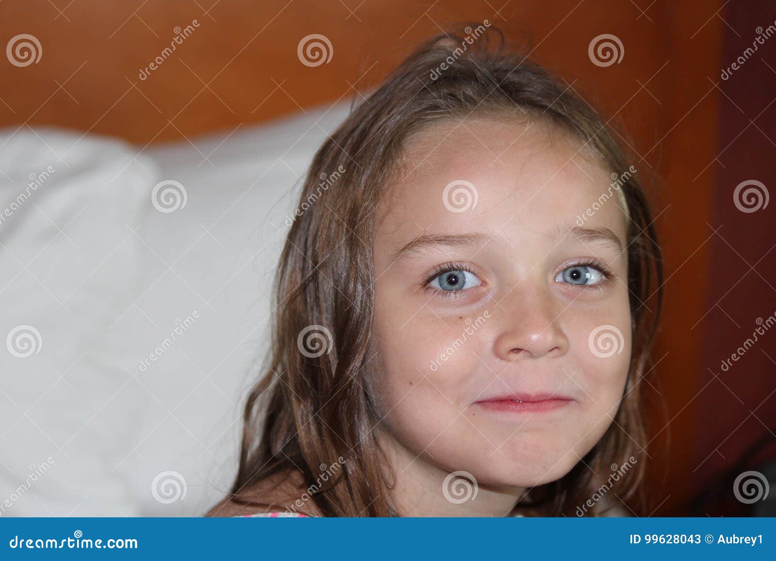 Young Girl Playing for Camera Stock Image - Image of white, pretty ...