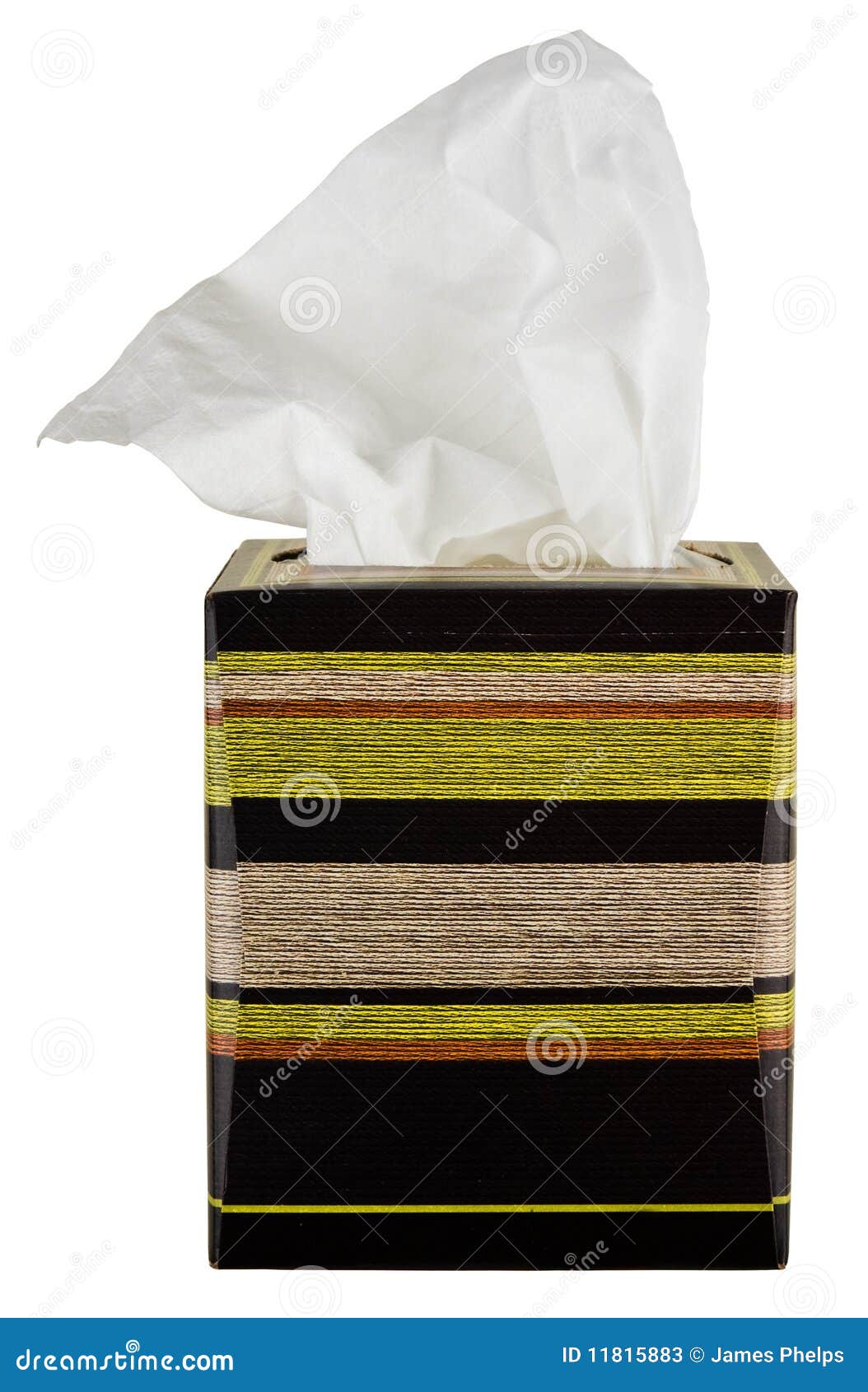 Facial Tissues in Cardboard Box Dispenser Stock Image - Image of ...