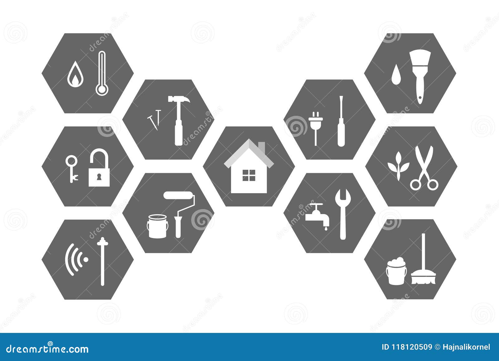 Facilities Management Concept with Tools Stock Vector - Illustration of ...