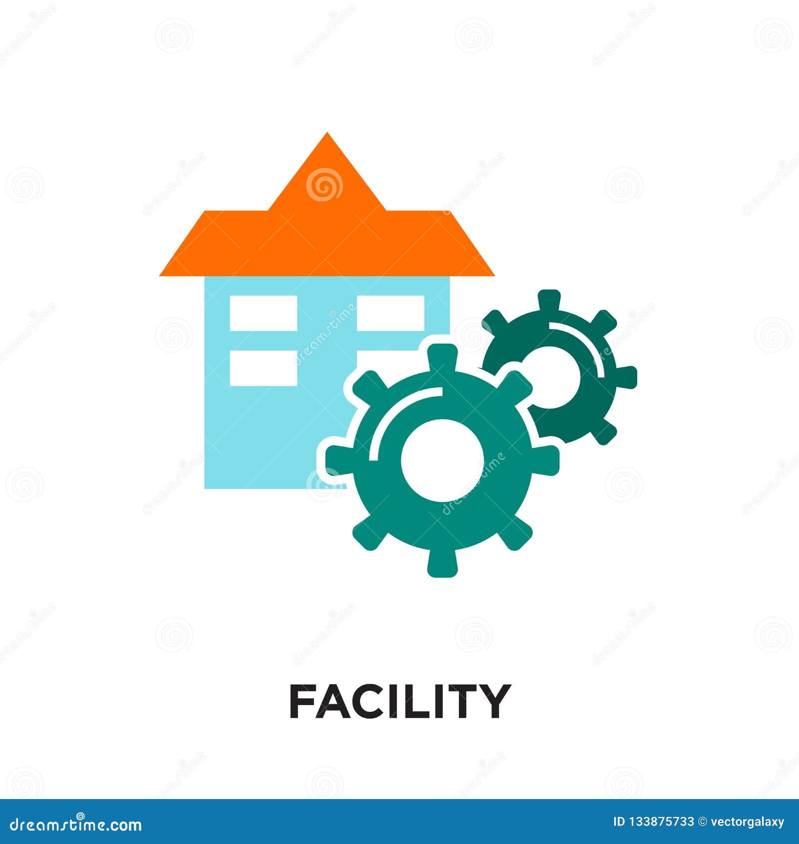 Facility Logo Isolated on White Background for Your Web, Mobile Stock ...