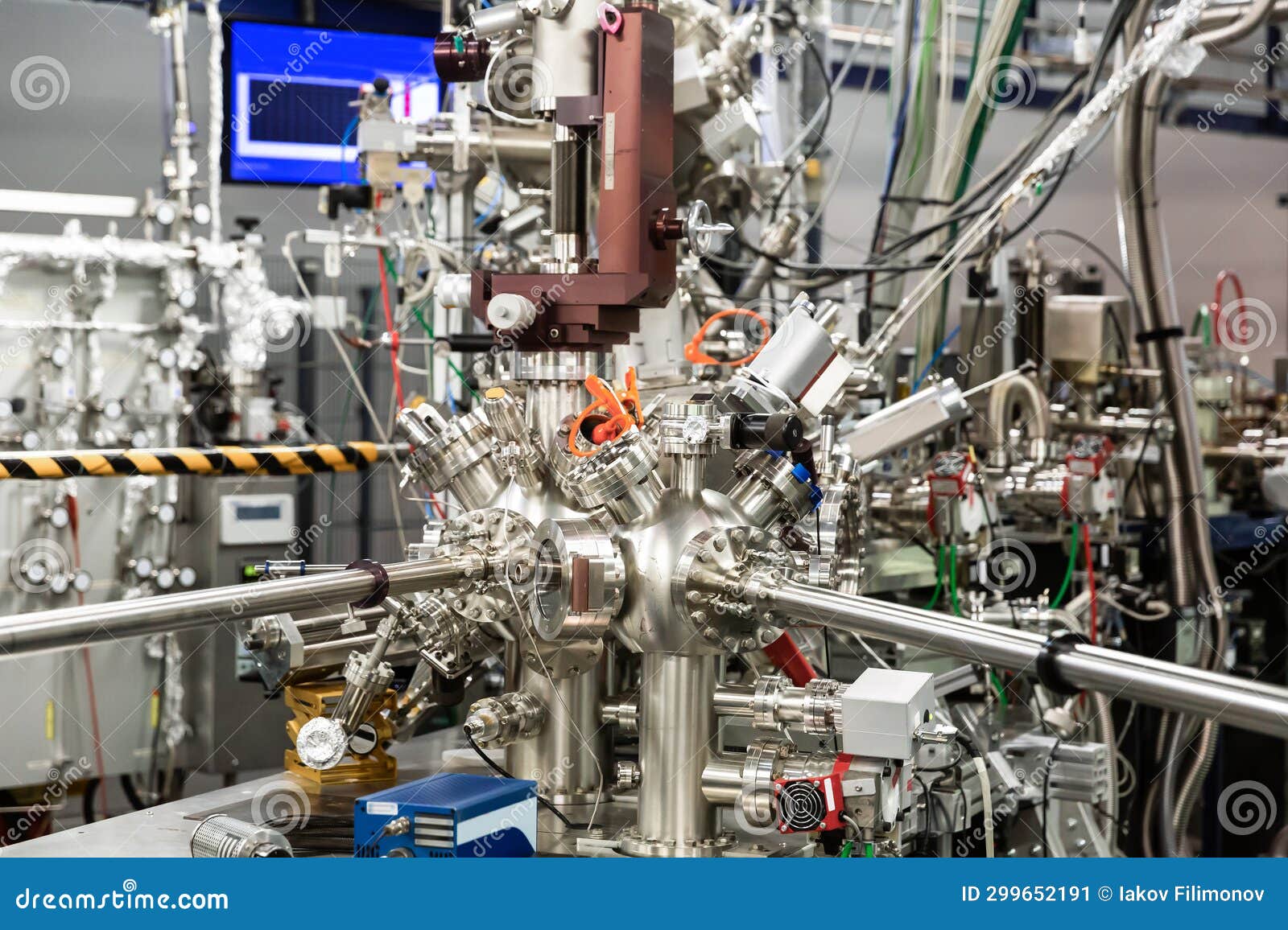 Facility of Synchrotron and Experimental Stations Stock Image - Image ...