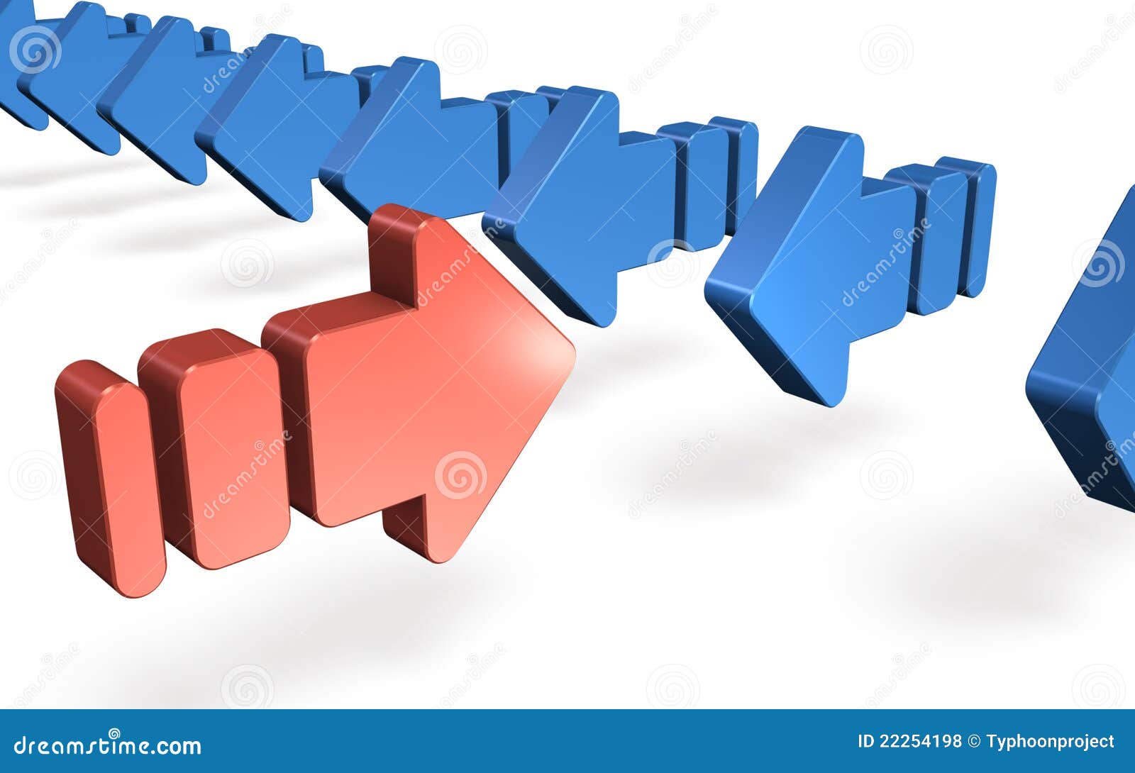 Facing arrows stock illustration. Illustration of risk - 22254198