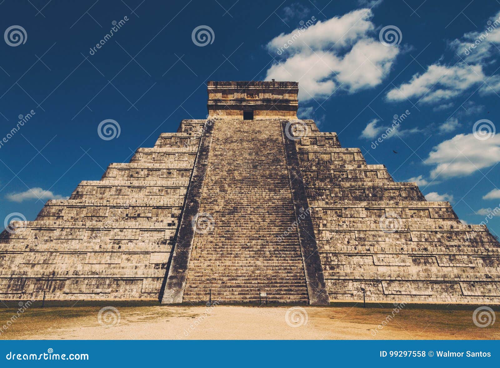 Facing chichen itza stock photo. Image of mexico, amazing - 99297558