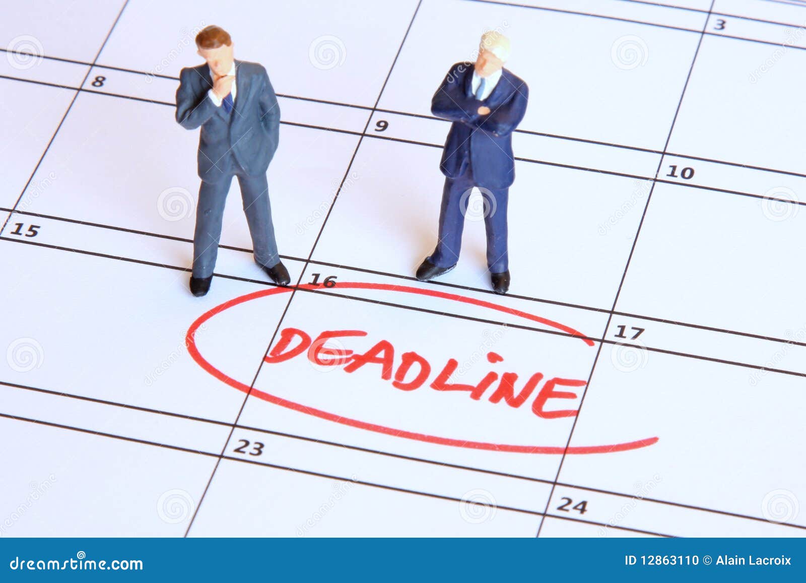Facing a deadline stock photo. Image of life, demand - 12863110