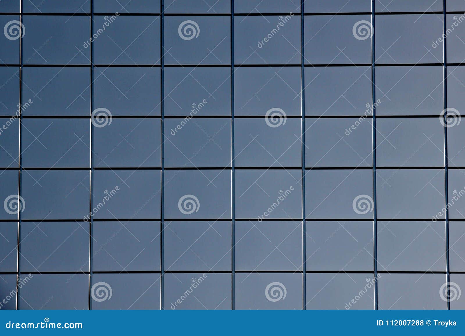 Facing Panels of Modern Building Wall. Stock Photo - Image of blue ...