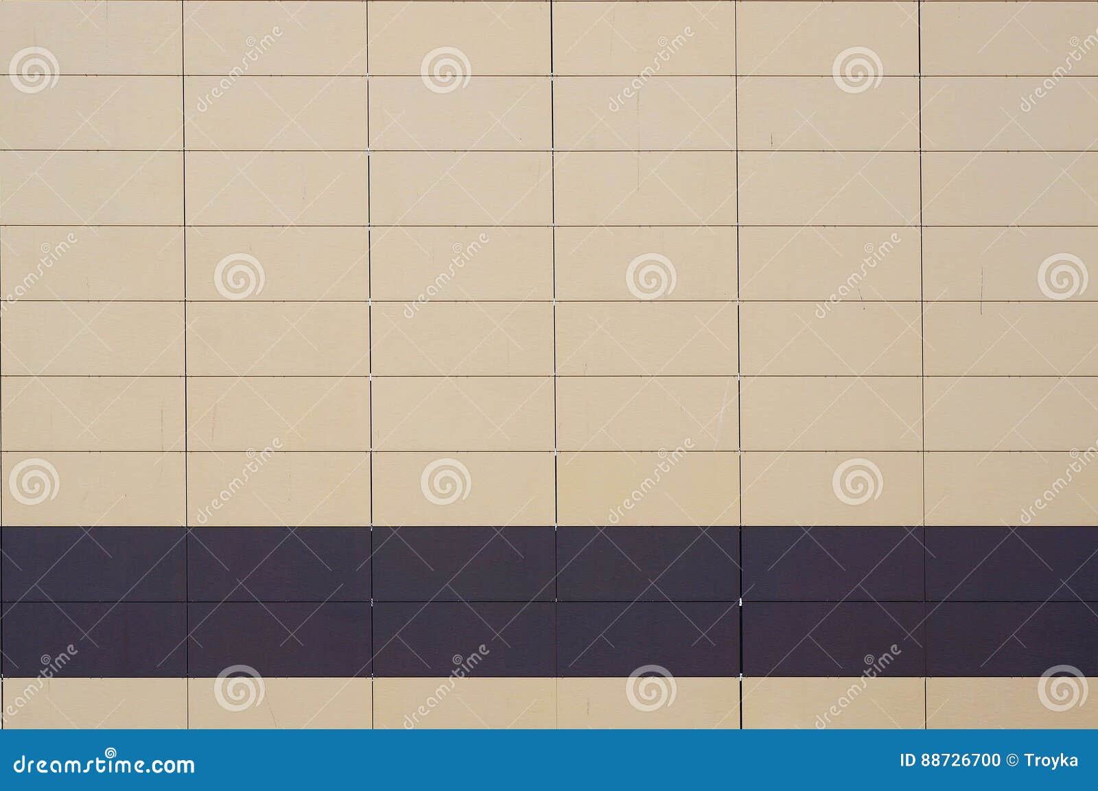 Facing Panels on Wall of Modern Building. Stock Photo - Image of ...