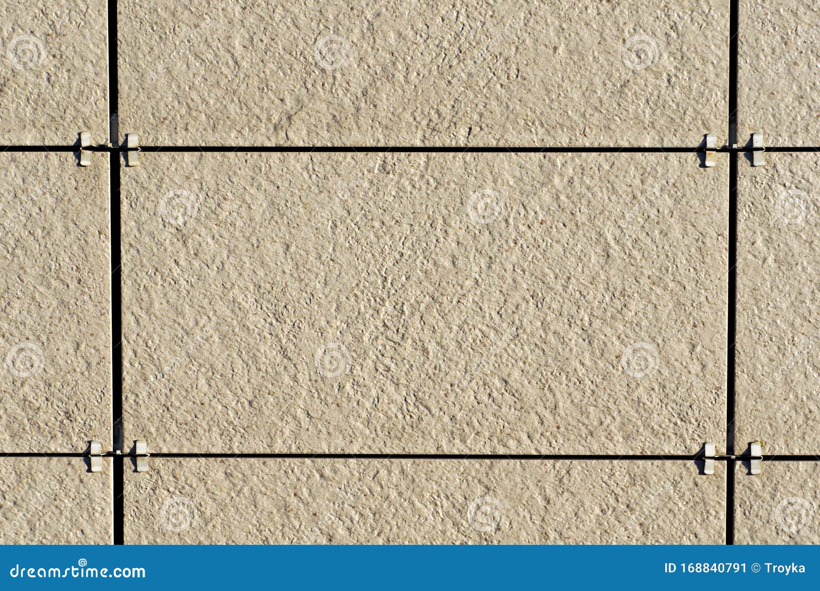 Facing Panels on Wall of Modern Building Stock Image - Image of ...