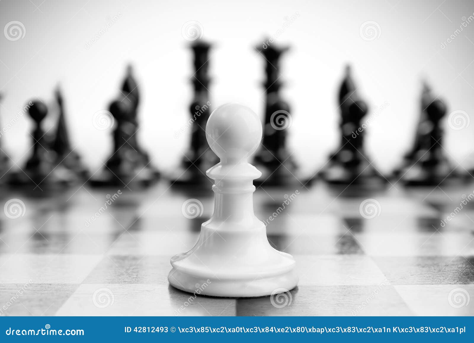 Facing powerful enemy stock image. Image of black, individuality - 42812493