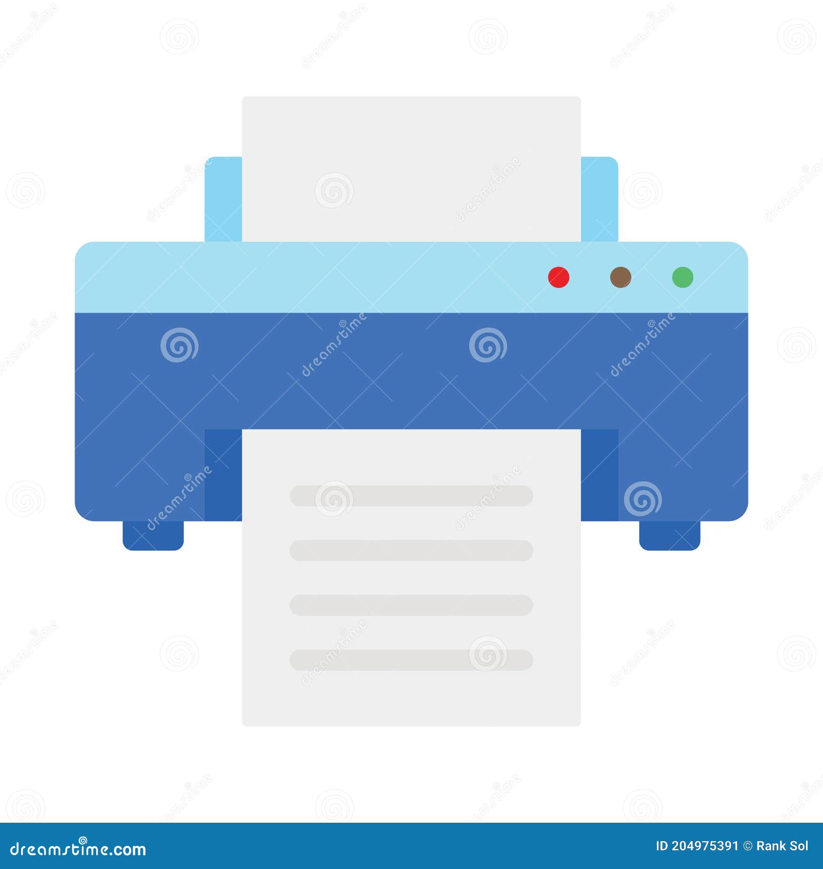 Facsimile, Facsimile Machine Vector Icon Which Can Easily Modify Stock ...