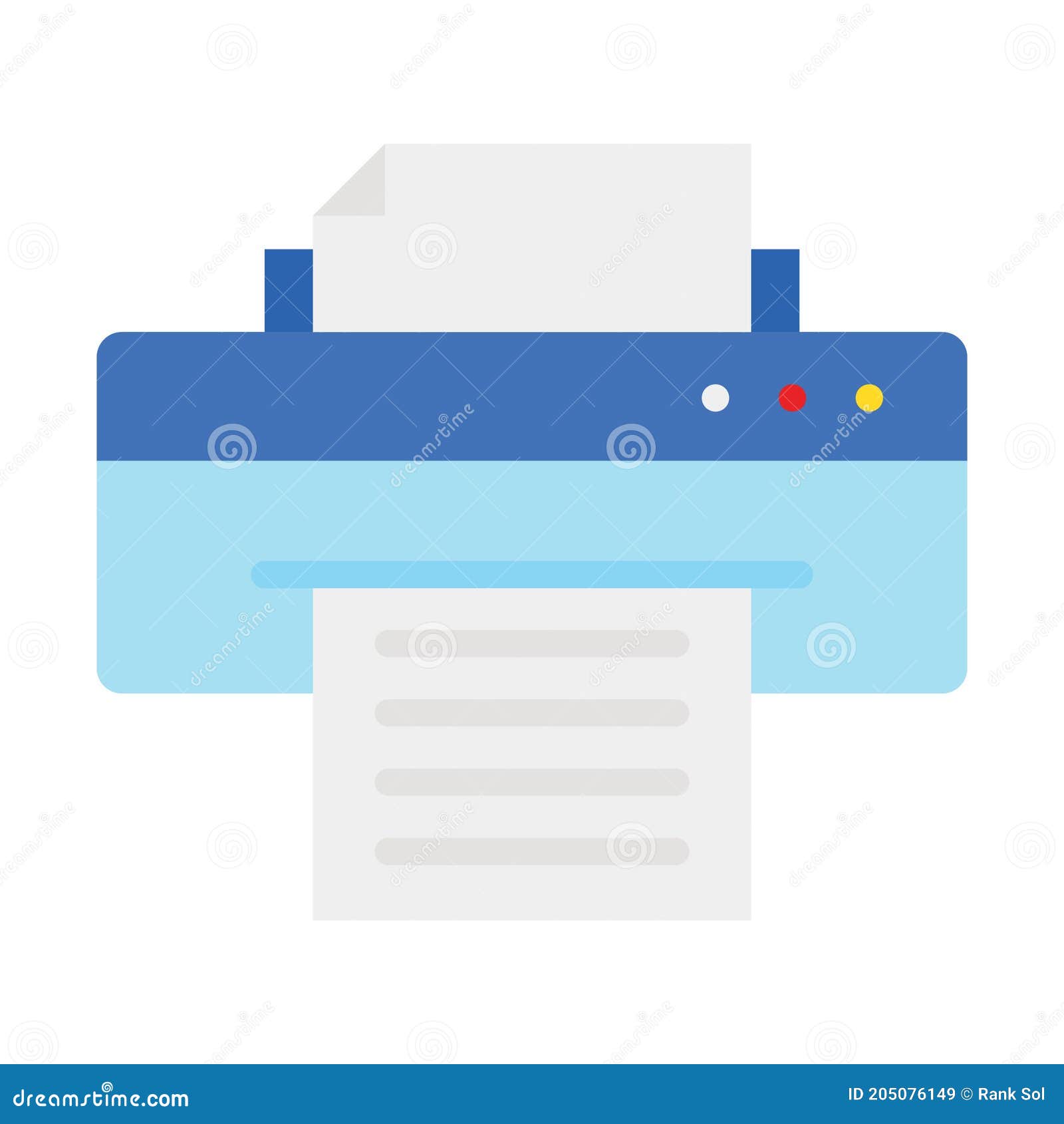 Facsimile, Facsimile Machine Vector Icon Which Can Easily Modify Stock ...