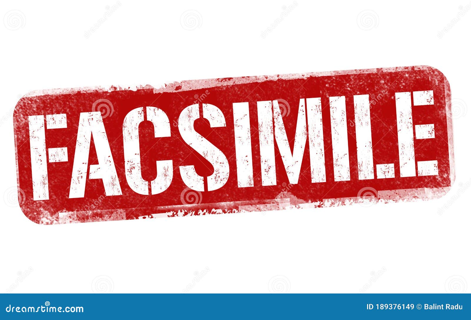 Facsimile Grunge Rubber Stamp Stock Vector - Illustration of imitation ...