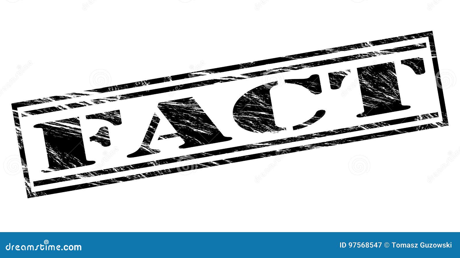 Fact Black Stamp Cartoon Vector | CartoonDealer.com #124260461