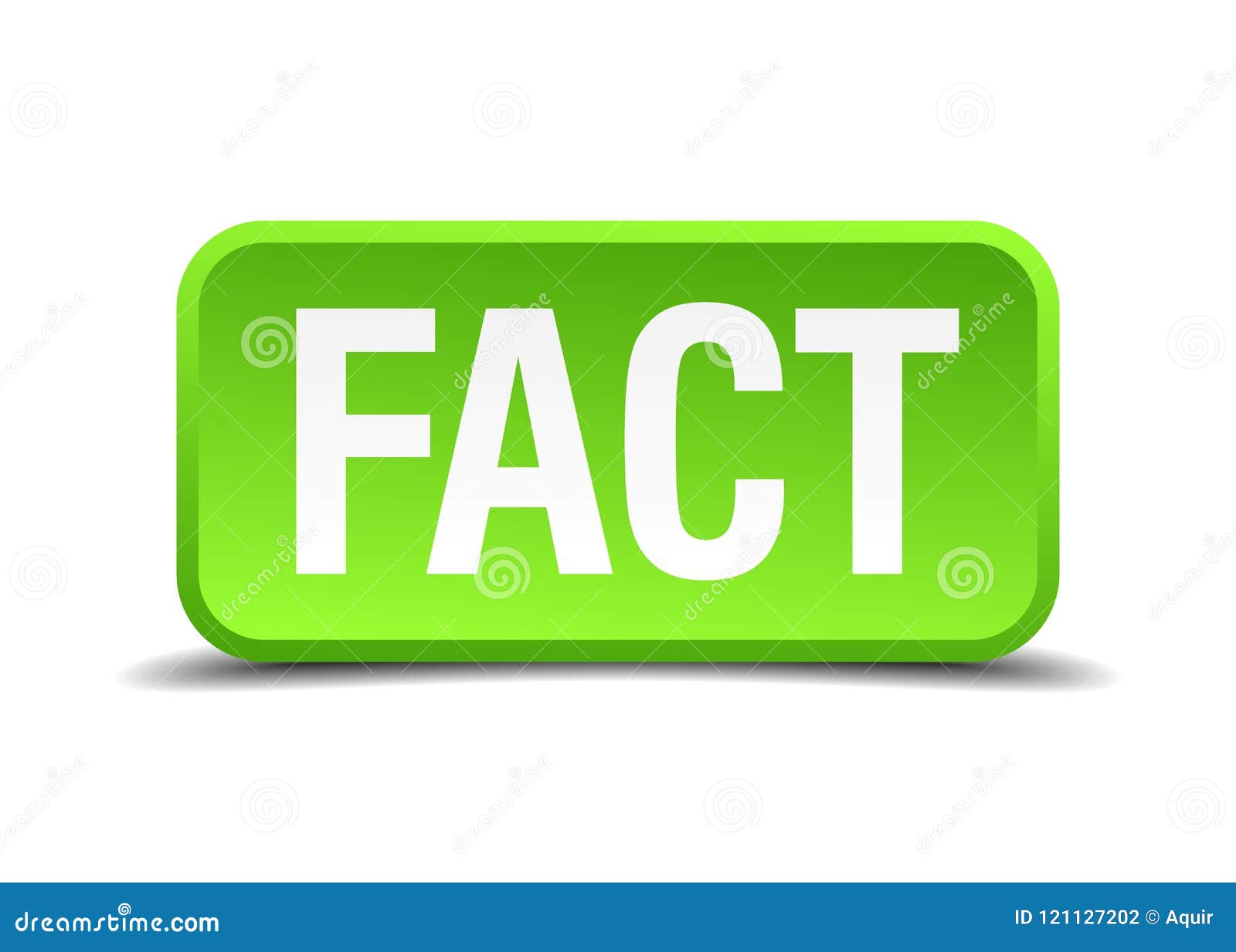 Fact button stock vector. Illustration of label, threedimensional ...