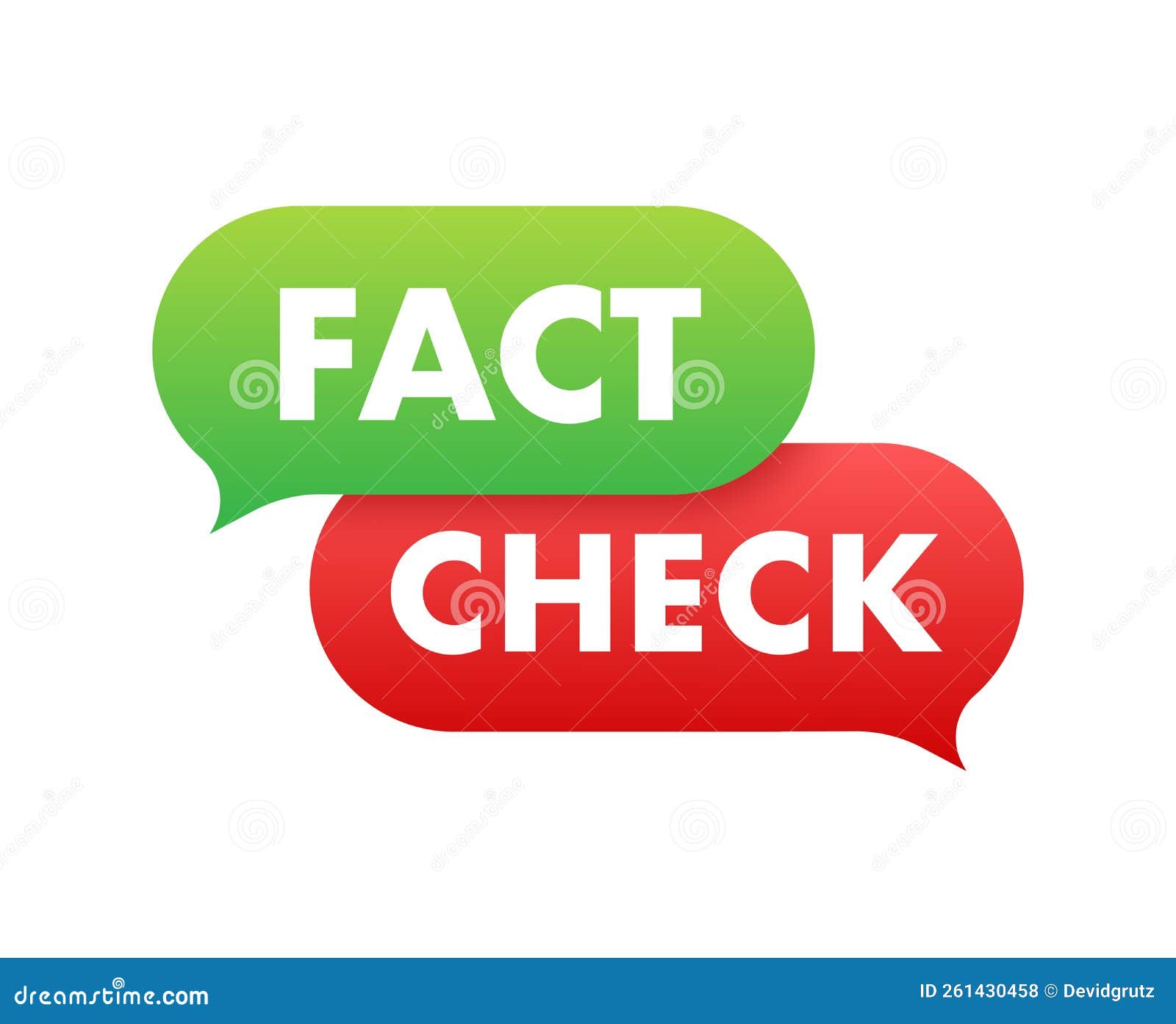 Fact Check. Concept of Thorough Fact-checking or Easy Compare Evidence ...