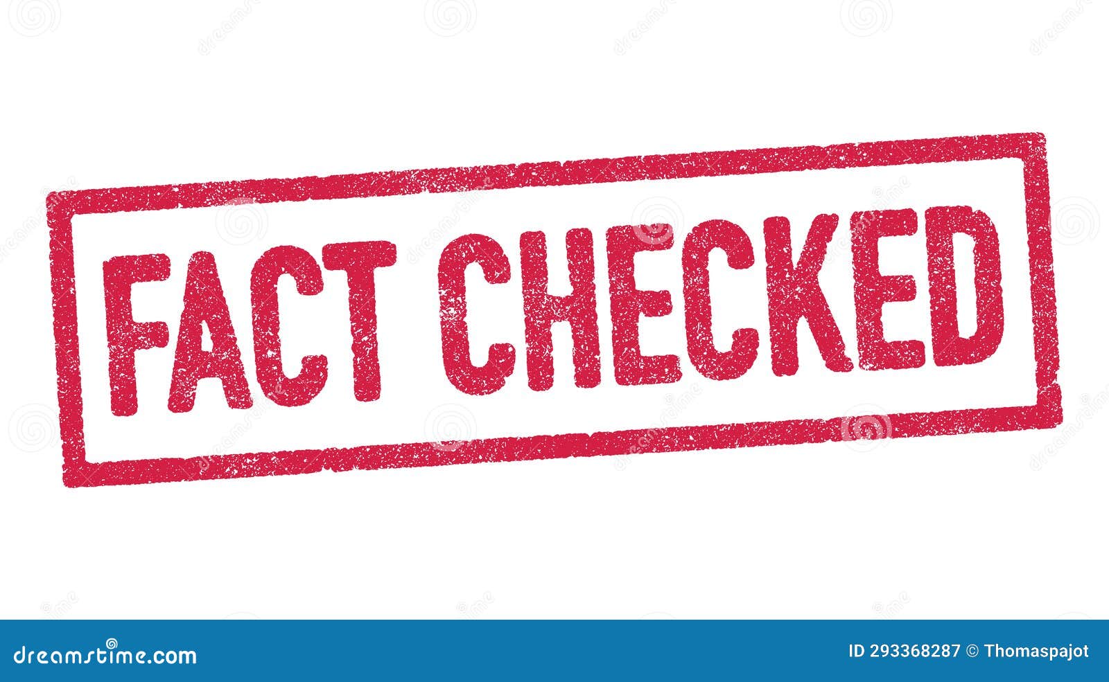 Fact Checked red stamp stock vector. Illustration of actuality - 293368287